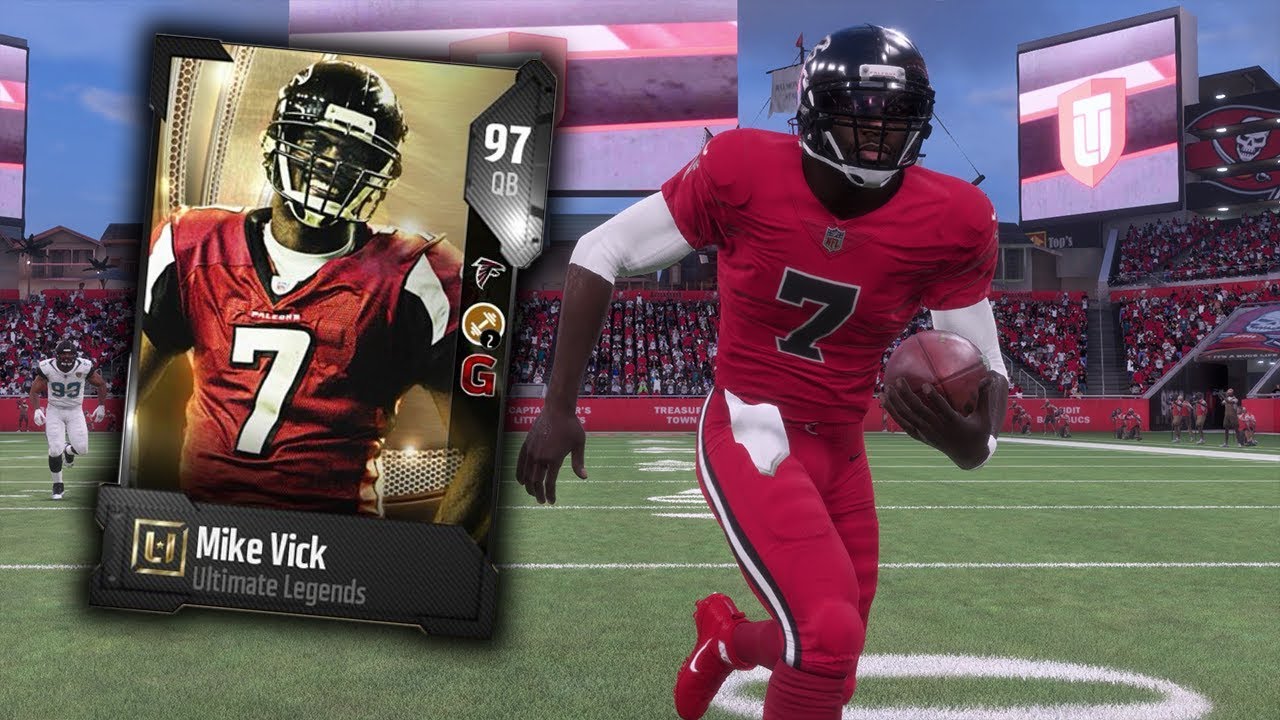 HE CANT BE STOPPED! ULTIMATE LEGEND MIKE VICK!! MADDEN 18 ULTIMATE TEAM ...