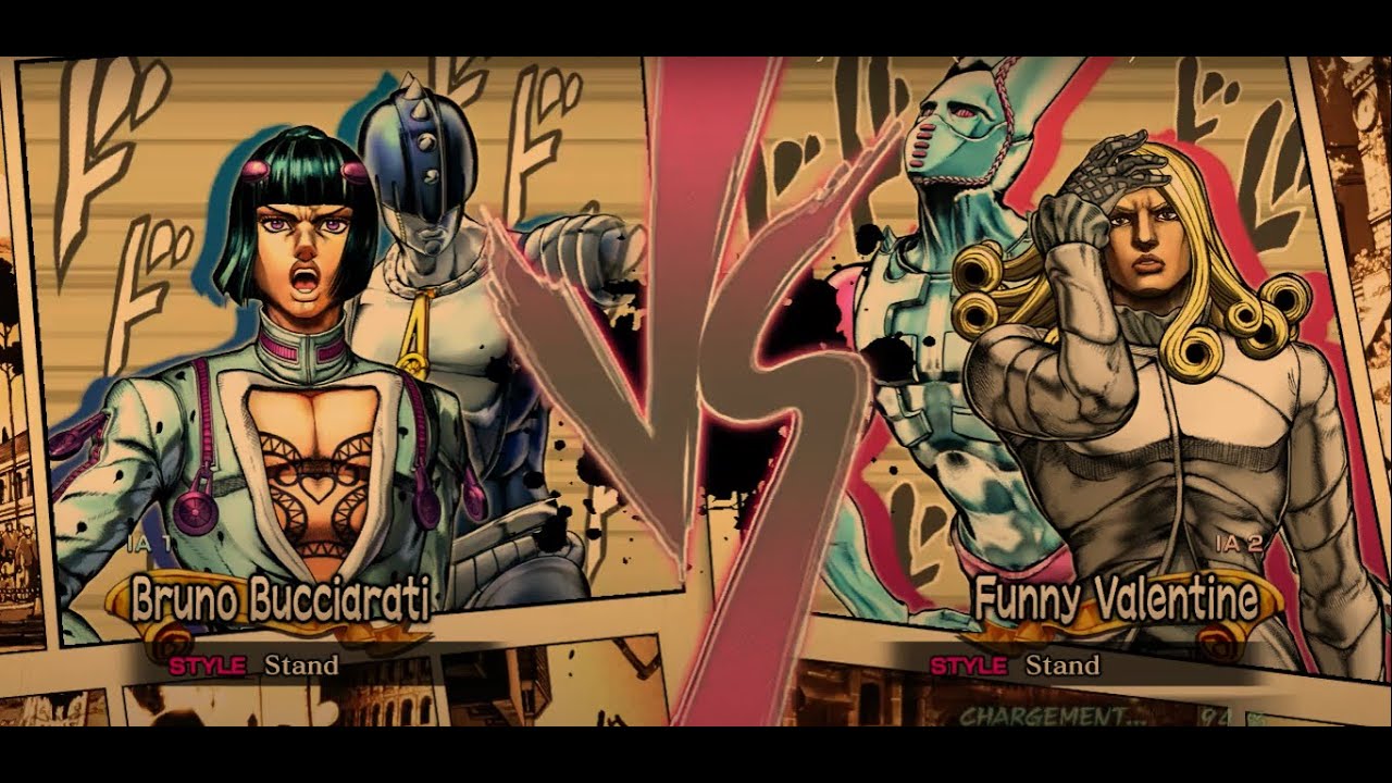 Bruno Buccerati VS Funny Valentine (MUGEN) - YouTube