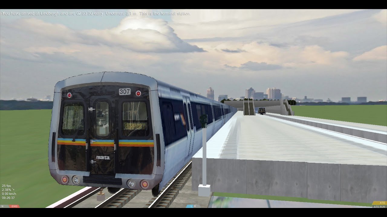 Openbve Gameplay Simulator Marta's North Line CQ312 train from North ...