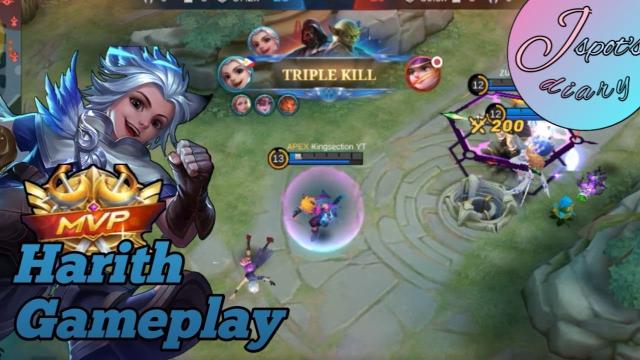 mobile legends harith gameplay | J Spot's Diary / #mlbb # ...
