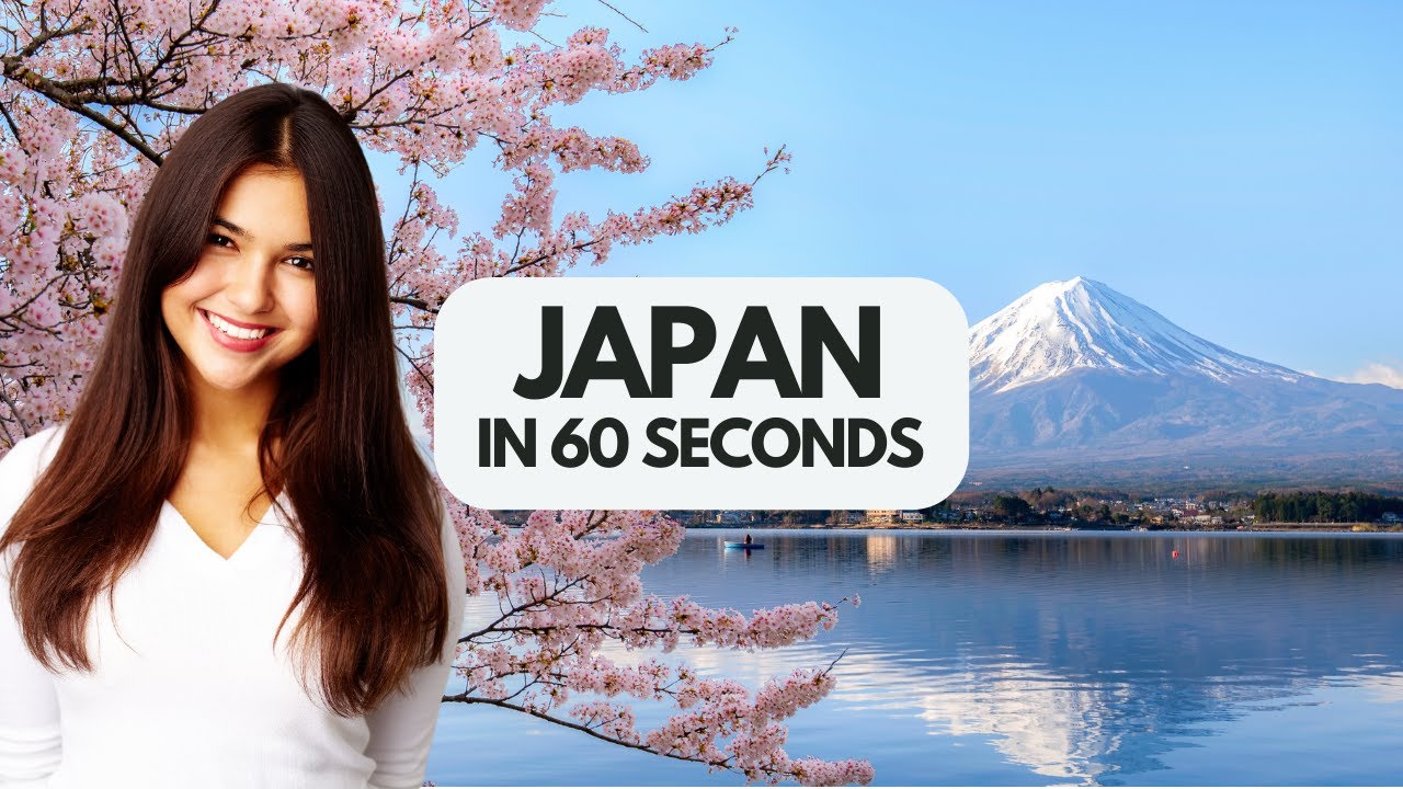 Explore JAPAN with me in 60 seconds - YouTube
