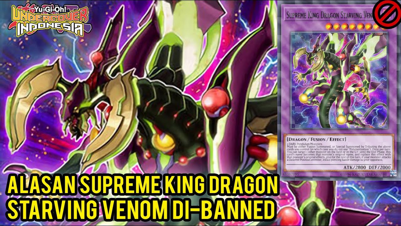 Kenapa Supreme King Dragon Starving Venom Forbidden di Yu-Gi-Oh!? - YouTube