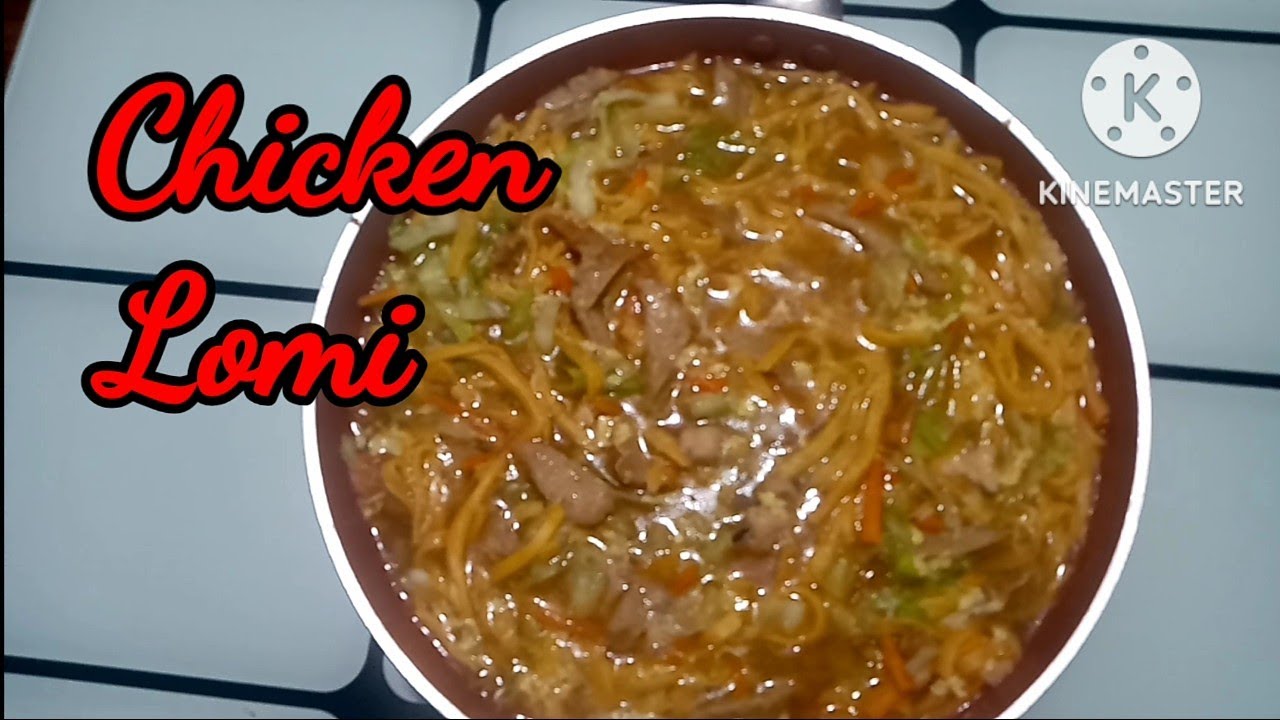 SIMPLE CHICKEN LOMI.Leoj islander - YouTube