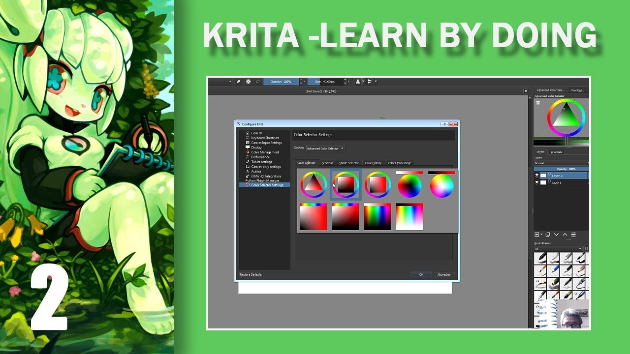2.Krita. learn by doing. Интерфейс - YouTube