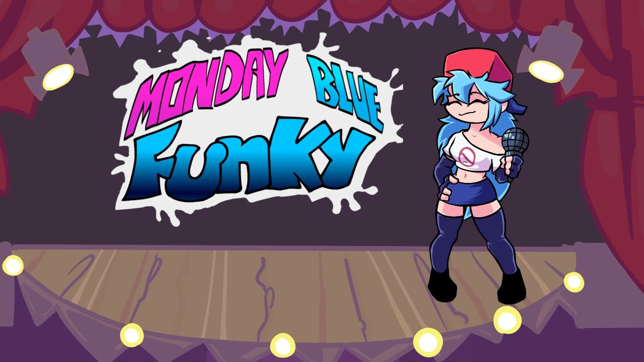 Fnf Mod Monday Blue Funky Demo (Full Gameplay) - YouTube