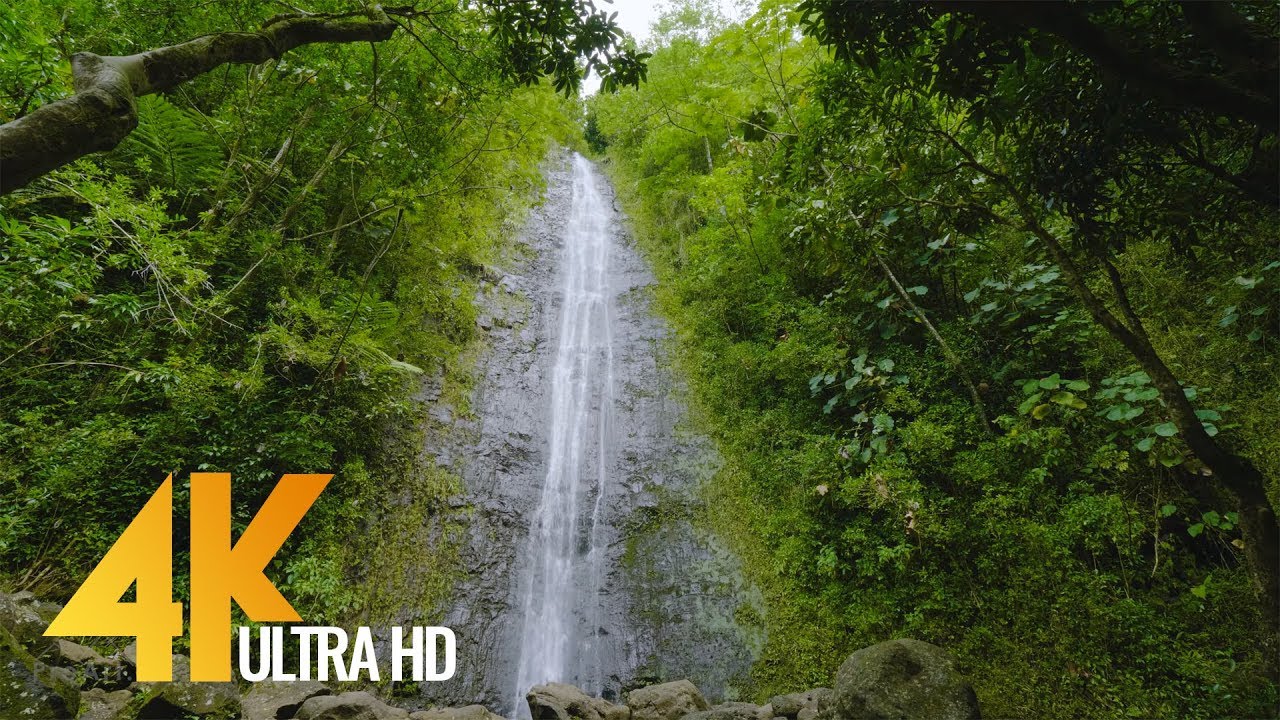 Gorgeous Waterfalls in 4K 60fps (2160p) - Soothing Nature Video for ...