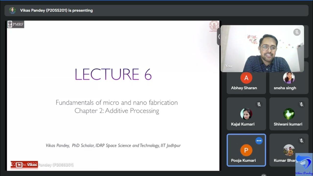 Lecture 6 Fundamentals Of Micro And Nano Fabrication Youtube