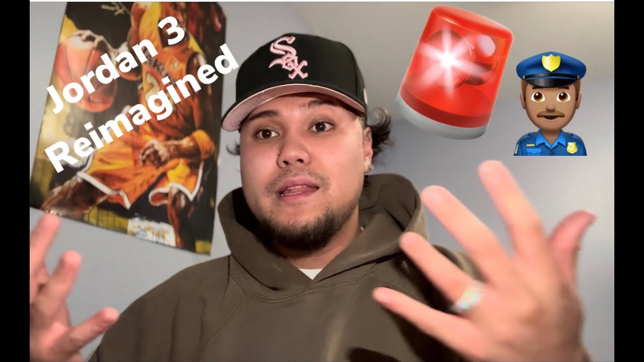 The police stopped us for Jordan 3 White Cement "Reimagined" ? In Hand ...