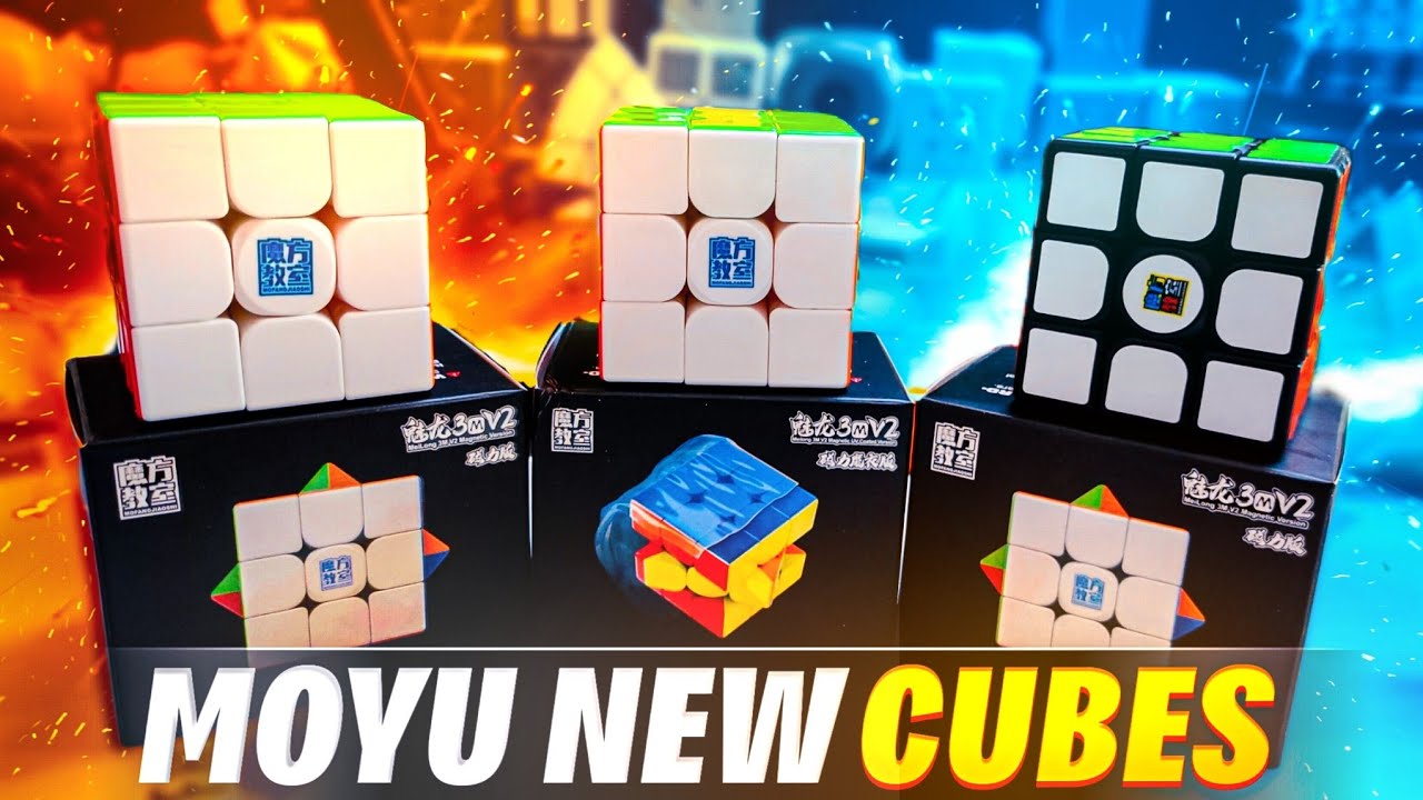 Moyu New Released Rubik's Cubes Unboxing (Best Budget Magnetic Rubik's ...