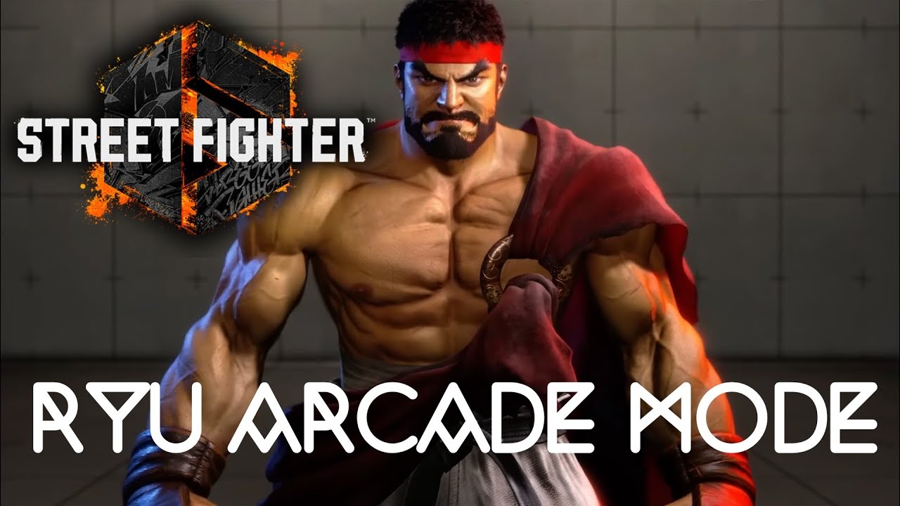Street Fighter 6 - Ryu Arcade Mode - YouTube
