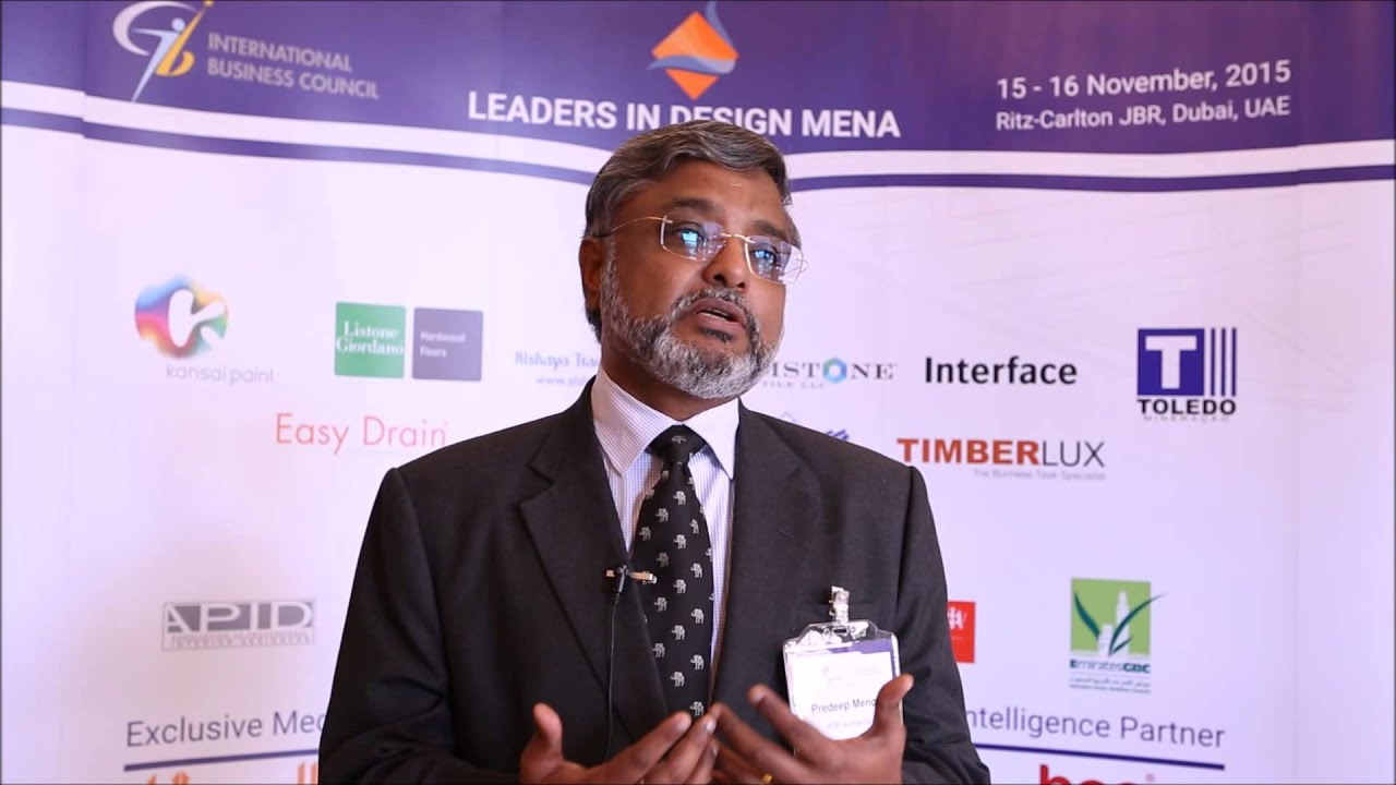 Predeep K. Menon, CEO, Middle-East & North Africa, RSP Architects ...
