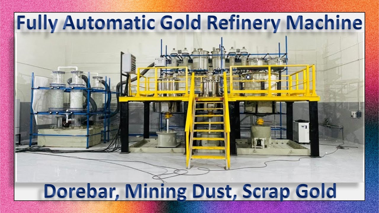 gold refinery machine - YouTube