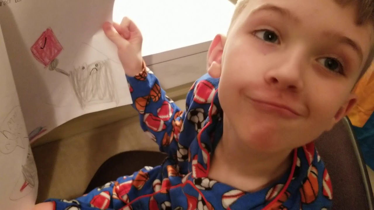 Author Andrew Bricker Story time Practice age 8 - YouTube