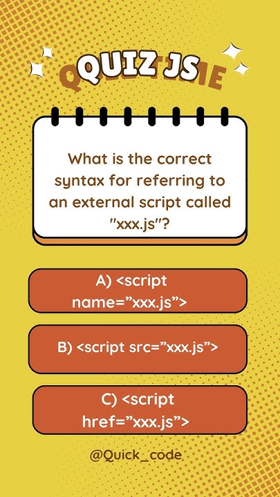 javascript Quiz - YouTube