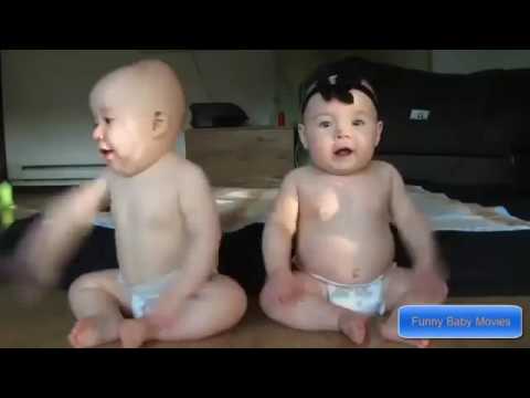 Very funny reflected dancing babies | Funniest superb baby |baby ...