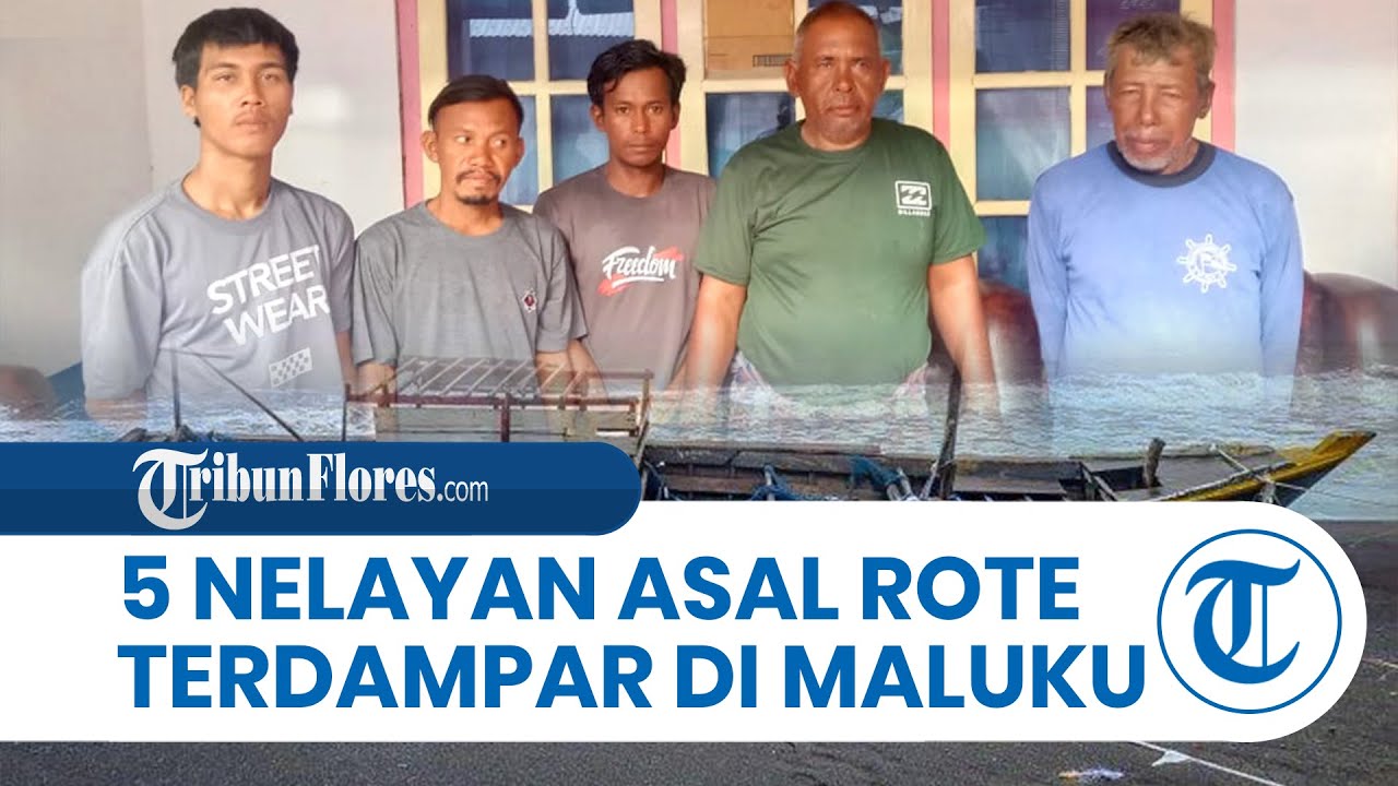 6 Hari Hanyut di Laut Timor, 5 Nelayan Papela Rote Terdampar di Pulau ...