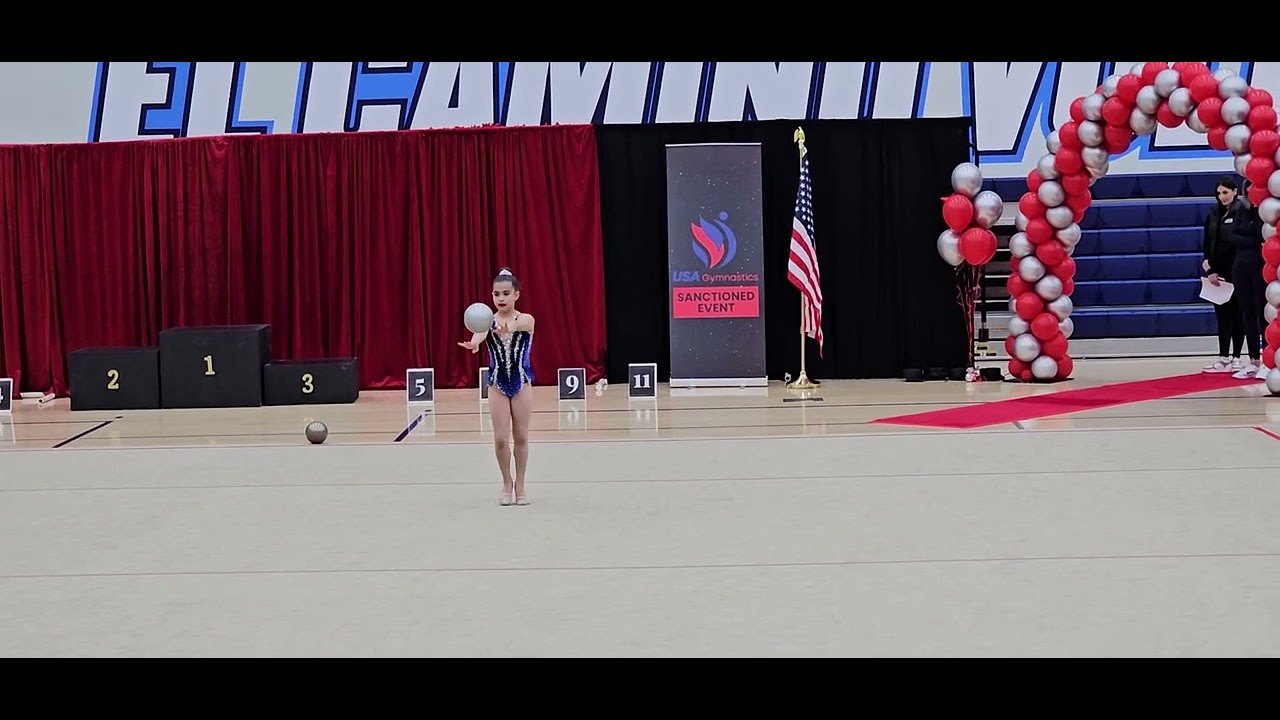 Beautiful ball routine at California Rhythmics Cup 2025 Gymnastics ...