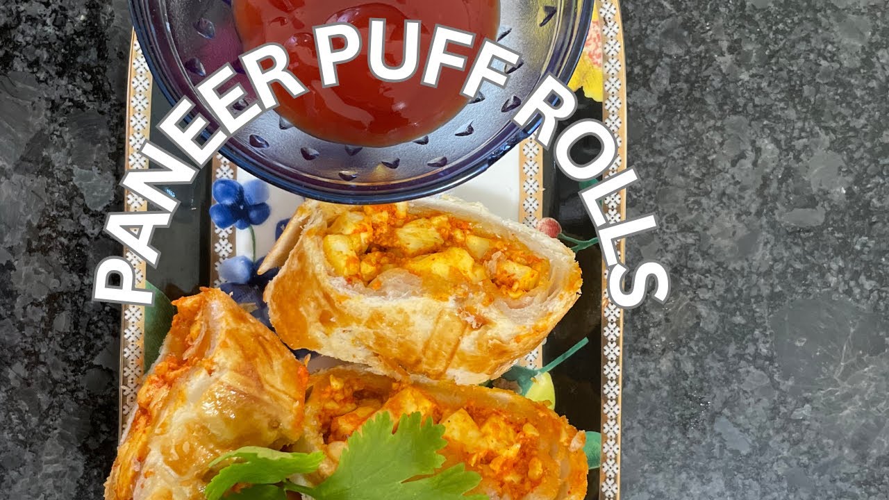 #Chef Sagar's kitchen Paneer Puff roll - YouTube