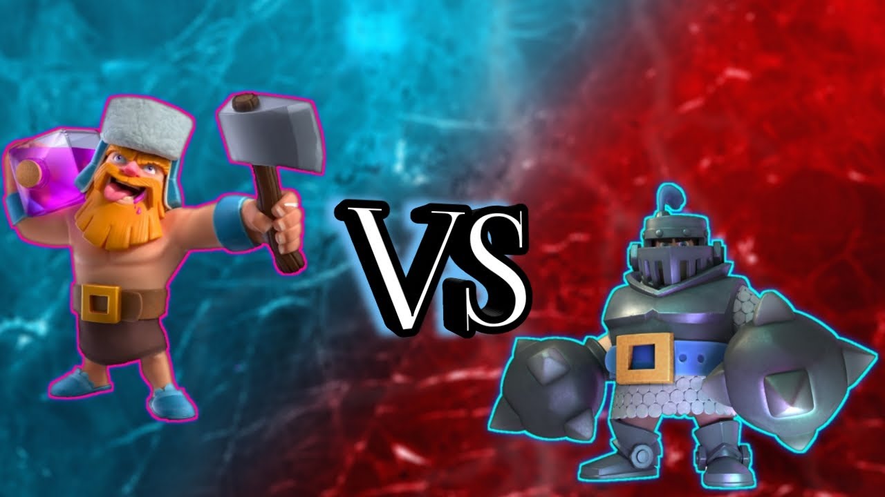 Lumberjack Vs Mega Knight | 1v1 | Clash Royale - YouTube