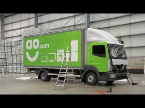 AO.com vehicle wrap by Ast Transport Branding - YouTube