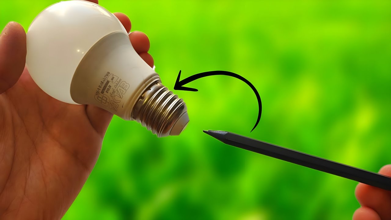 How to repair the LED lamp at home with a simple trick DIY - YouTube