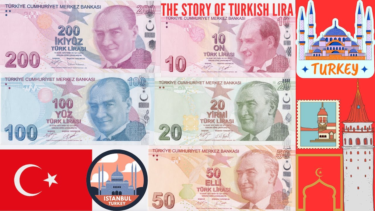The STORY of TURKISH LIRA BANKNOTES - YouTube