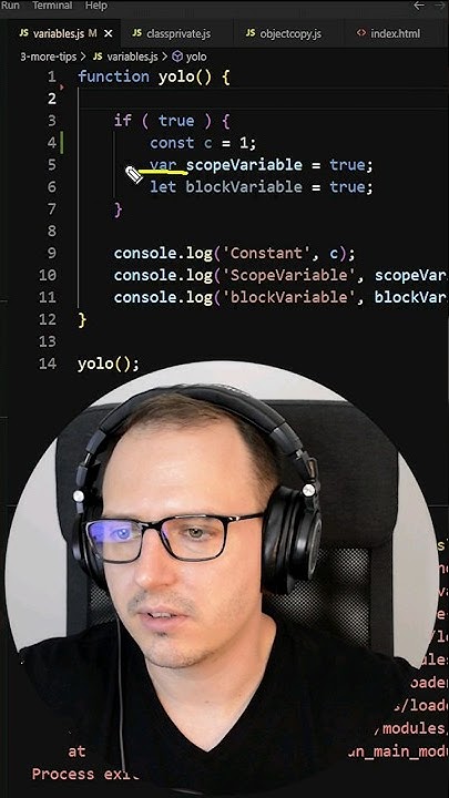 JavaScript variables explained! #programming - YouTube