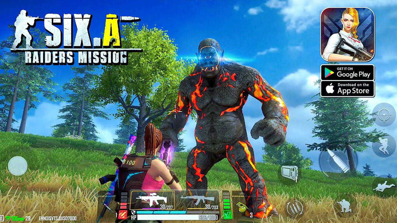 SIX.A: Raiders Mission - Battle Royale CBT Gameplay (Android/IOS) - YouTube