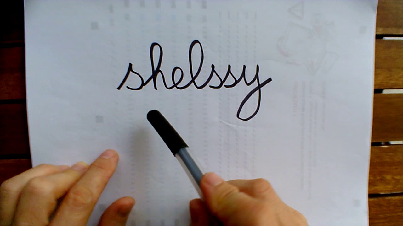 shelssy video cursive - YouTube