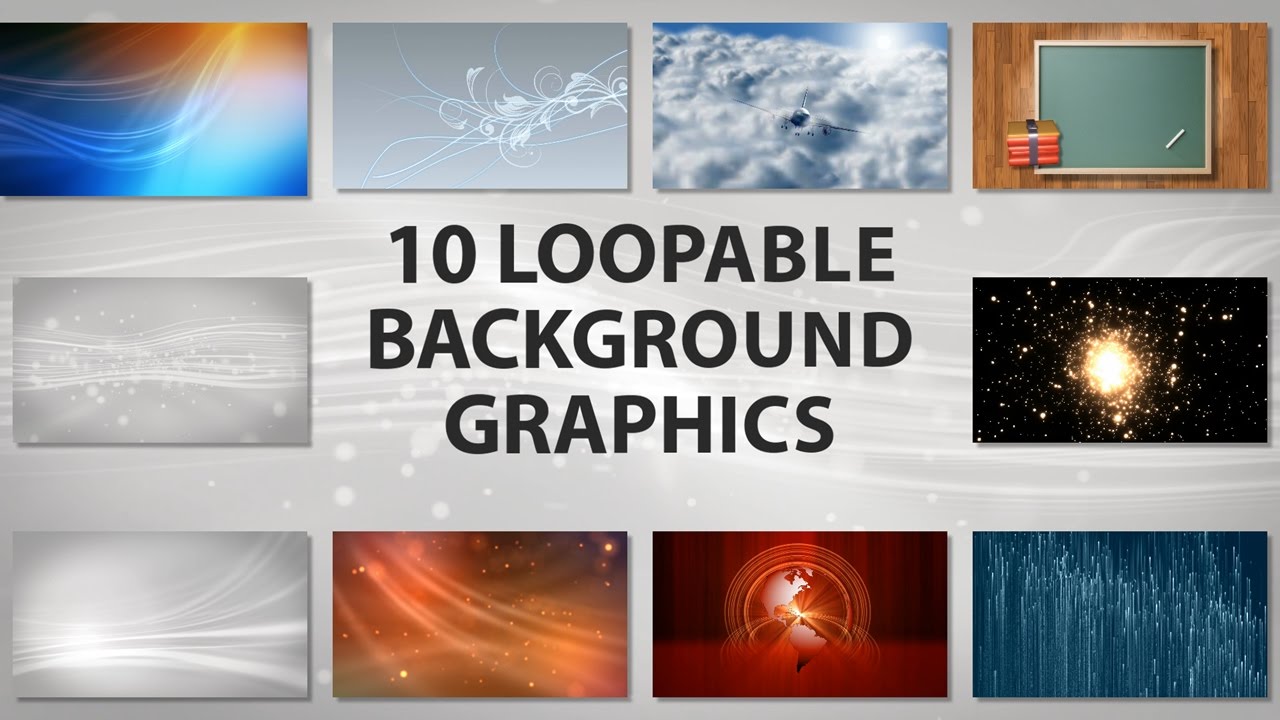 Camtasia 9 Loopable Video Backgrounds - YouTube