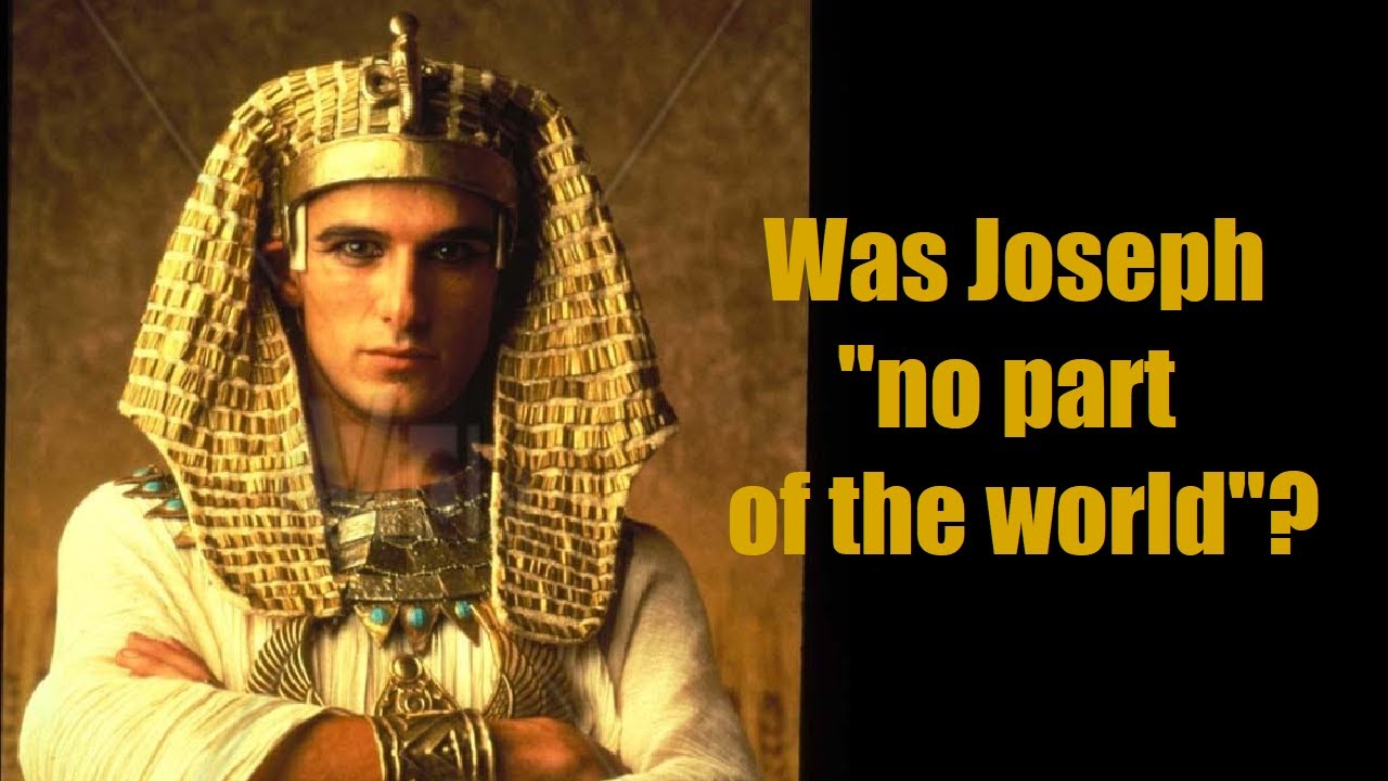 Why doesn't JW "theocractic" thinking disqualify Joseph the politician ...