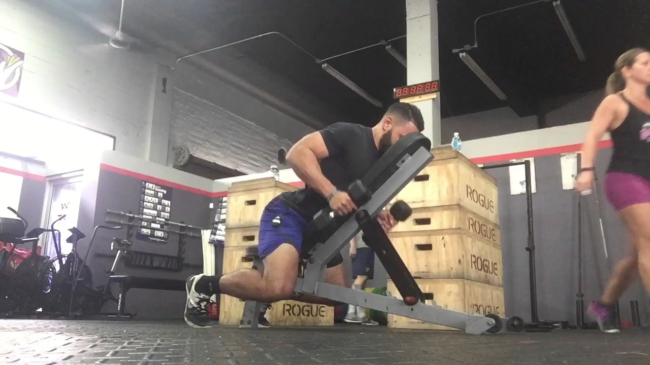 Incline bat wing rows - YouTube
