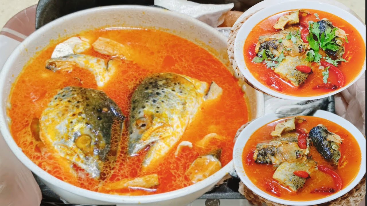 RESEP SUP KEPALA IKAN SALMON |BUMBU SIMPEL | RASANYA SUPER ENDOL ...