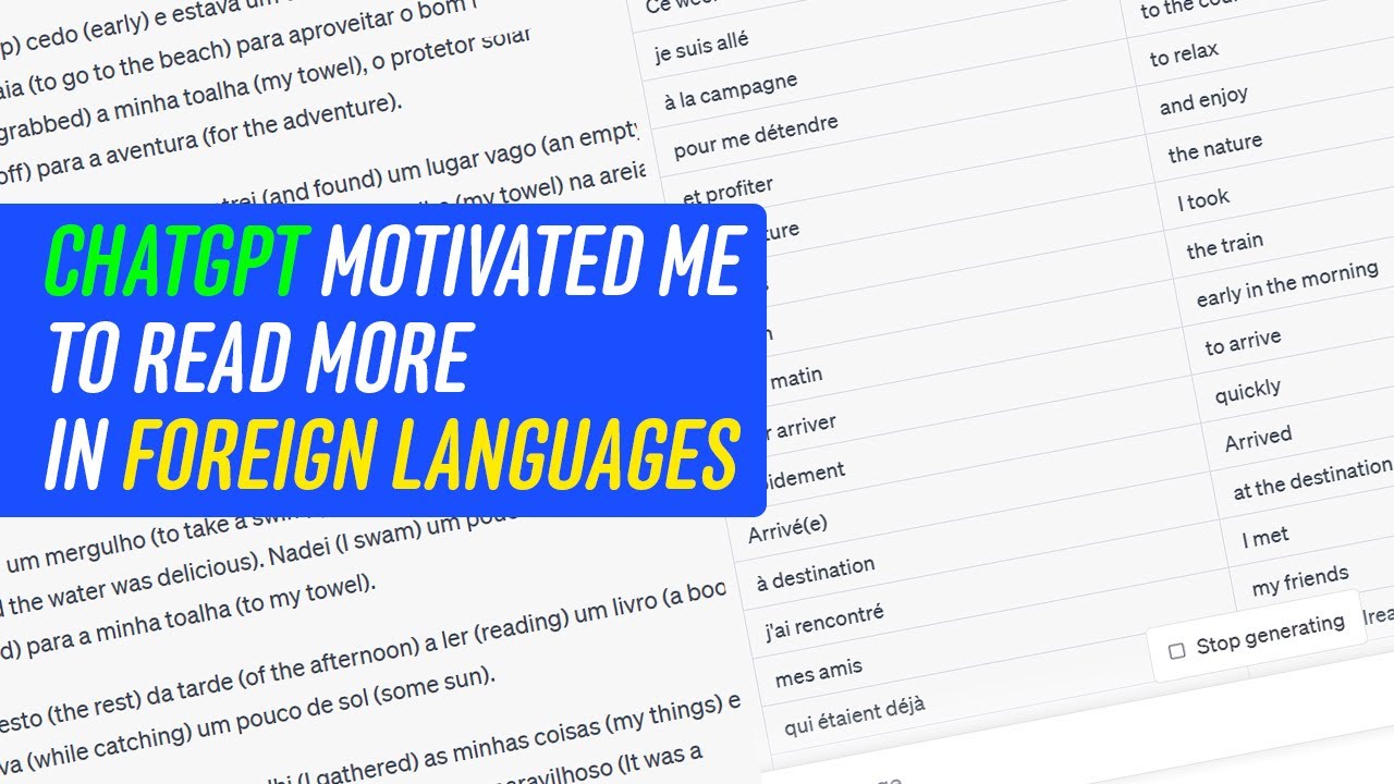 How I use ChatGPT for Dual-Language Reading Comprehension Text ...