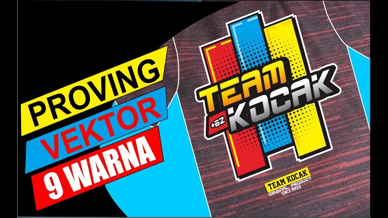 PROVING SABLON VEKTOR 9 WARNA - YouTube
