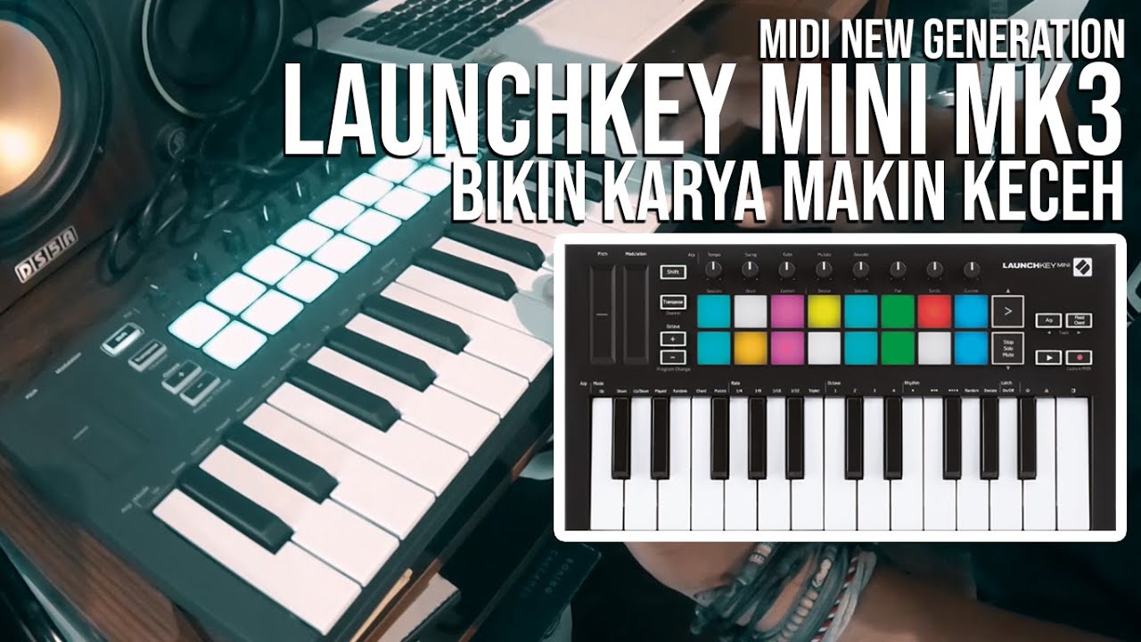 REVIEW LAUNCHKEY MINI MK3 dari NOVATION!!! - YouTube
