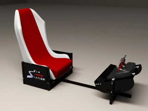 SIM RACING STATION - KIT supp. pedaliera + supp. seggiolino - YouTube