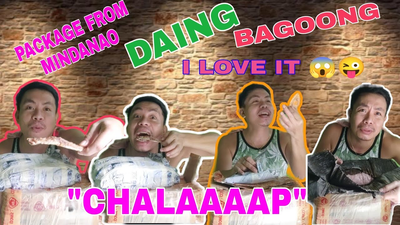 PACKAGE UNBOXING from.Mindanao to Manila (BAGOONG+DAING CHALAAAAAP😋😋 ...