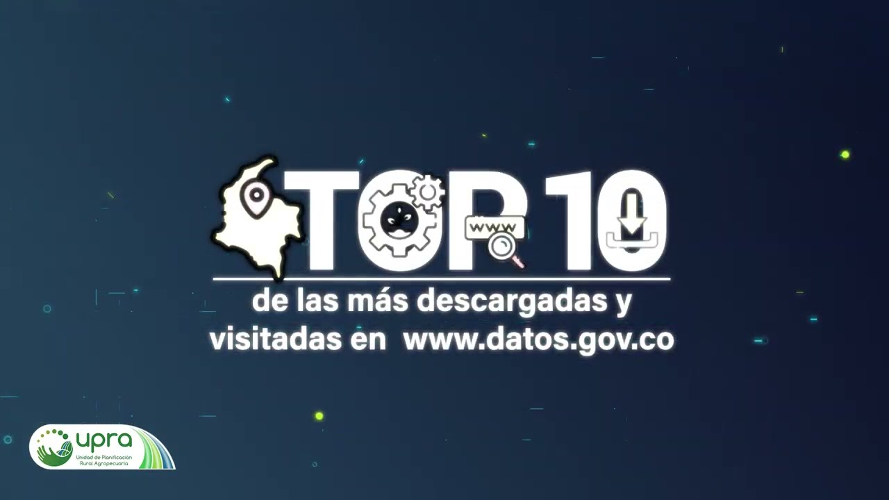 Conoce el top 10 de los datos de la UPRA - YouTube