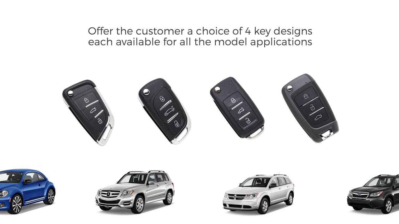 Silca Universal Remote Car Keys for car remote programming - YouTube