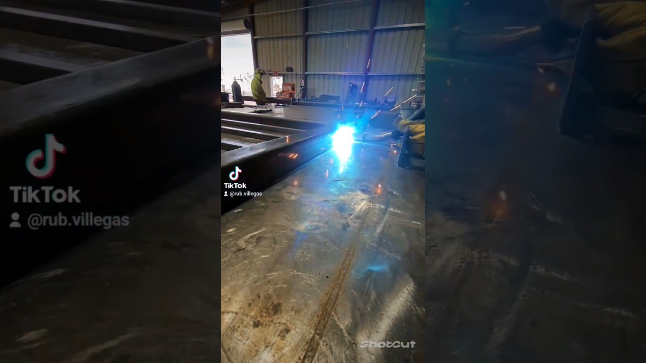 Mig welding fence panels #satisfying #welding #construction # ...