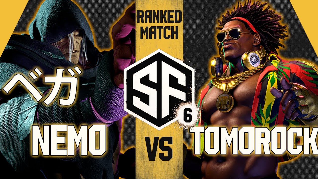 SF6 ⚡ NEMO vs TOMOROCK - Ranked Match スト6 ランクマッチ ベガ - YouTube
