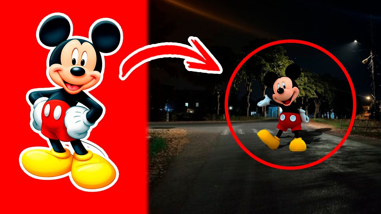 10 MICKEY MOUSE Captados en CÁMARA en la Vida Real - YouTube