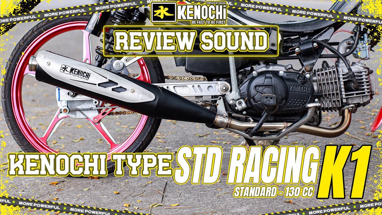 KENOCHI RACING EXHAUST - TYPE STD RACING K1 FOR YAMAHA JUPITER Z - YouTube