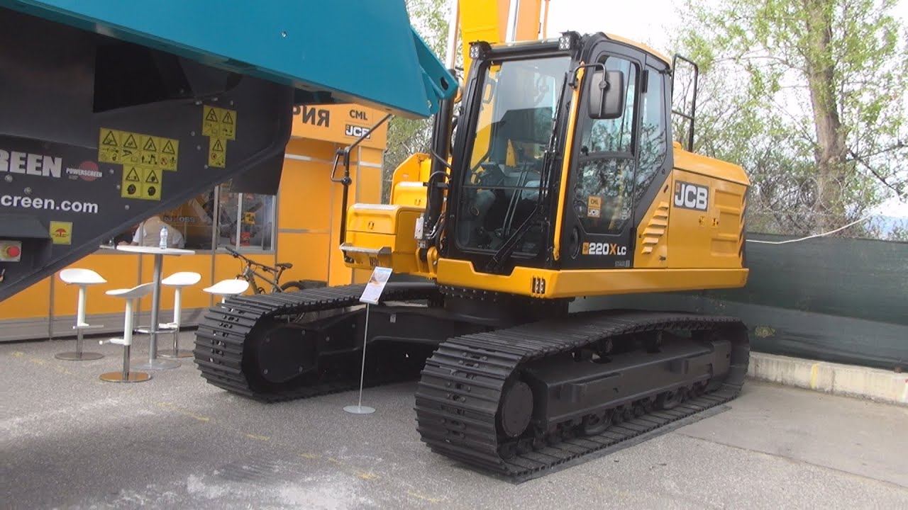 JCB 220X LC Tracked Excavator (2024) Exterior and Interior - YouTube