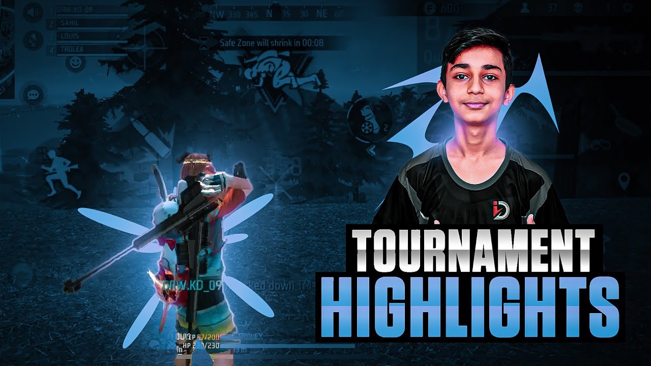 TOURNAMENT HIGHLIGHTS BY KD FF || DEADROW ESPORTS - YouTube