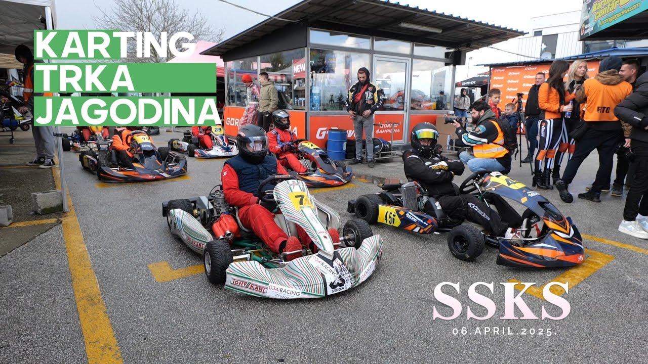 Karting trka SSKS - Jagodina 06.april.2025. (reportaža) - YouTube