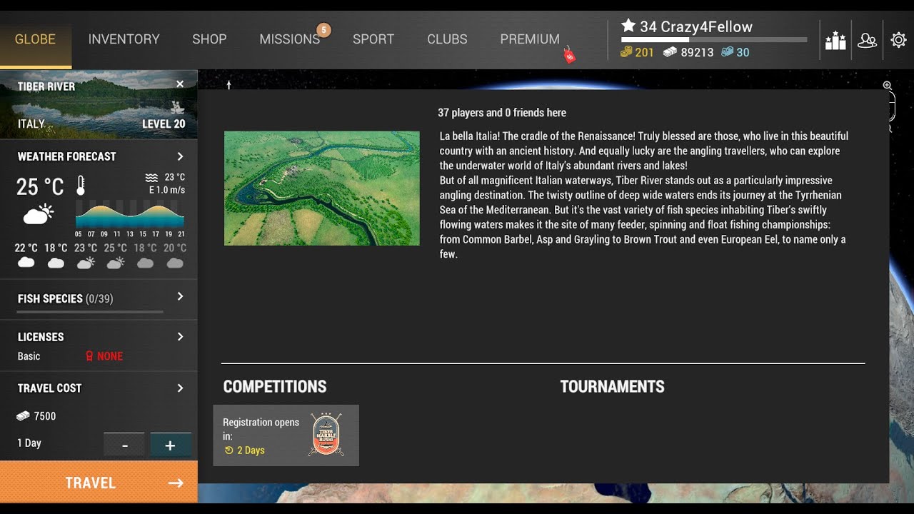 Tiber River Exploration I With Locations Map - YouTube