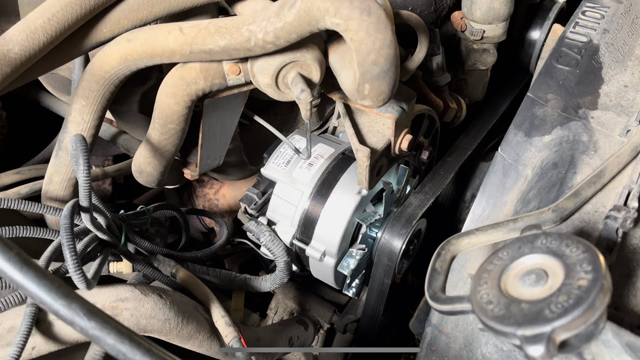 Alternator Replacement - OBS Ford - Quick and Easy - YouTube