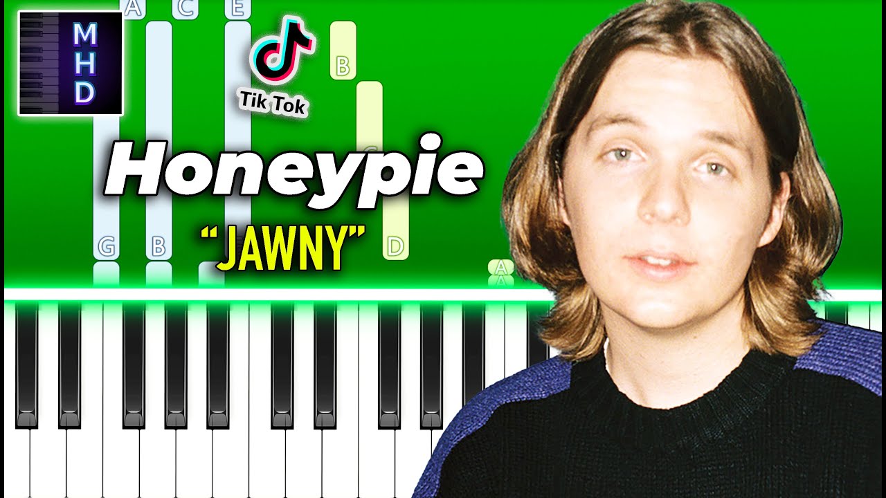 JAWNY - Honeypie - Piano Tutorial - YouTube